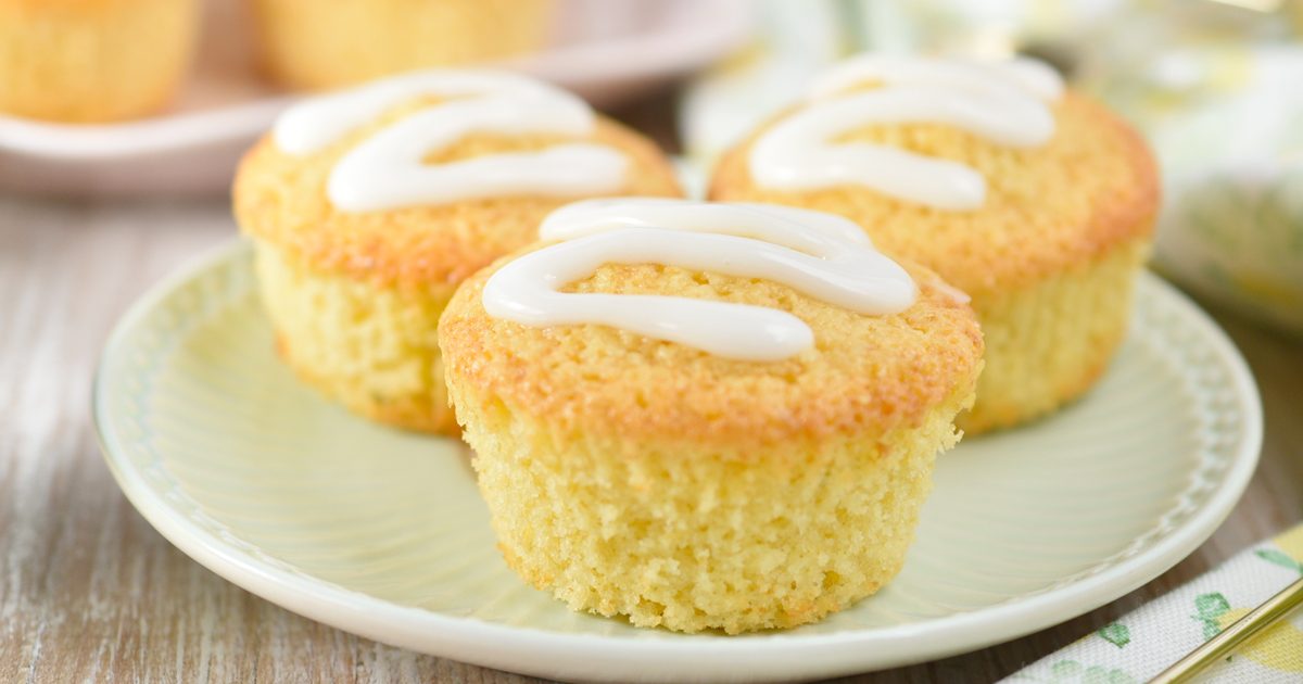Muffins de limón con glaseado de limón - Anna's Pasteleria